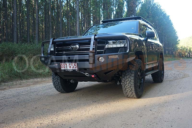 OCAM Deluxe Steel Bull Bar For Toyota Landcruiser 300 Series 2021-On ...