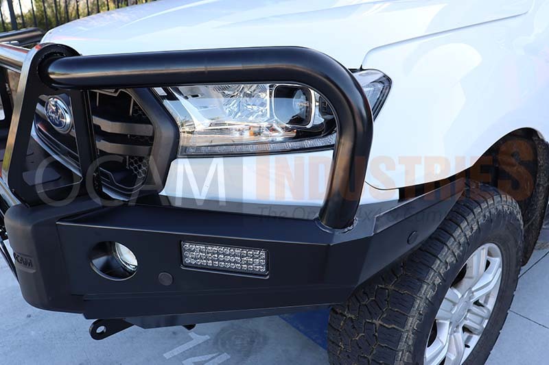 OCAM Deluxe Steel Bull Bar for Ford Ranger PX MKIII 2018-06/2022, OCAM ...