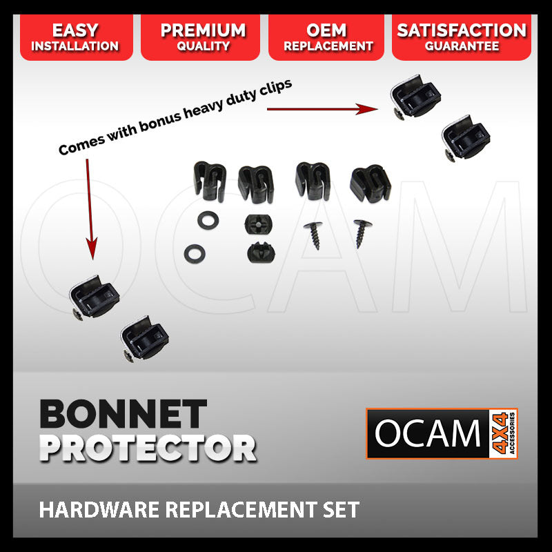 Replacement Bonnet Protector Clips for Toyota Hilux 167 09/2001- 02/20 ...