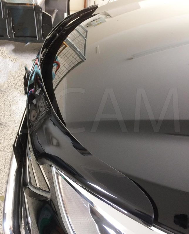 Bonnet Protector for Hyundai Santa FE DM 2012-2018 Tinted Guard ...