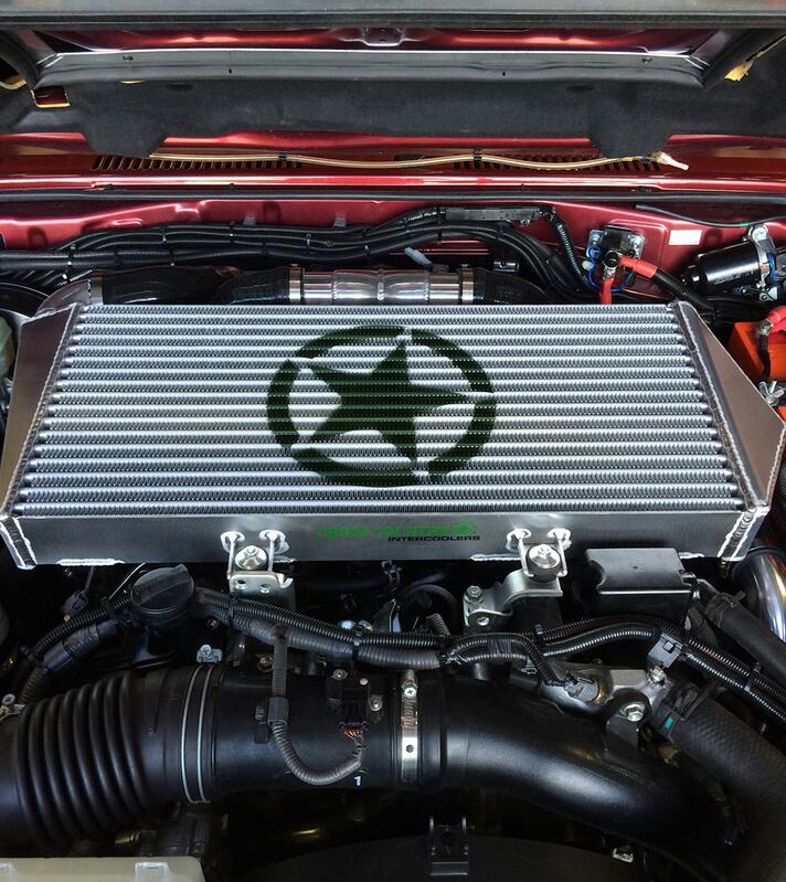 Cross Country 4x4 Intercooler For Toyota Landcruiser VDJ 76 78 79 Seri ...
