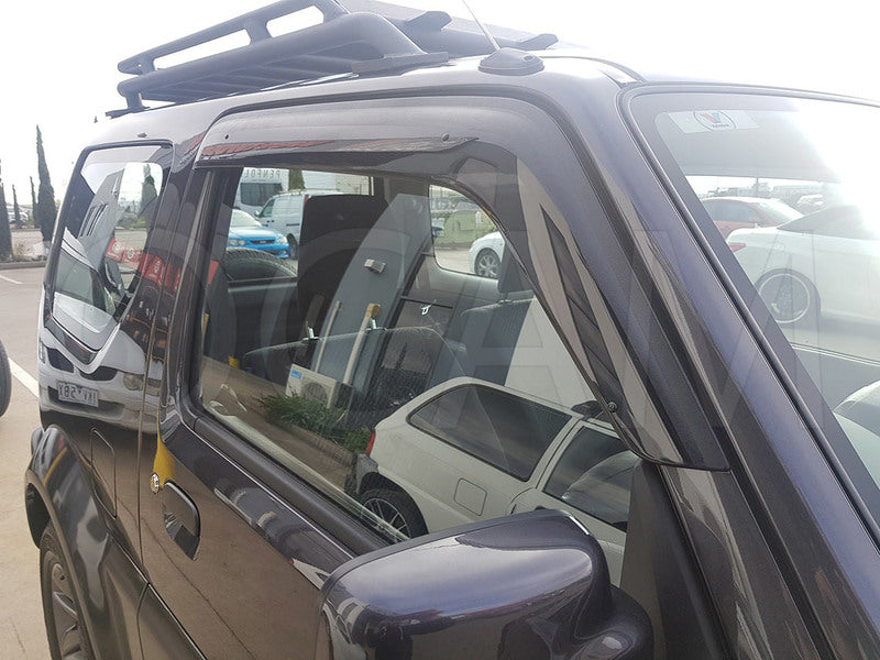 Premium Weathershields for Suzuki Jimny 1998-2018 Window Visors Tinted ...