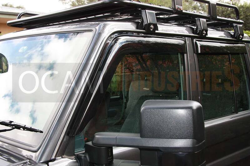 OCAM Weathershields For Toyota Landcruiser 79 Series Window Visors ...