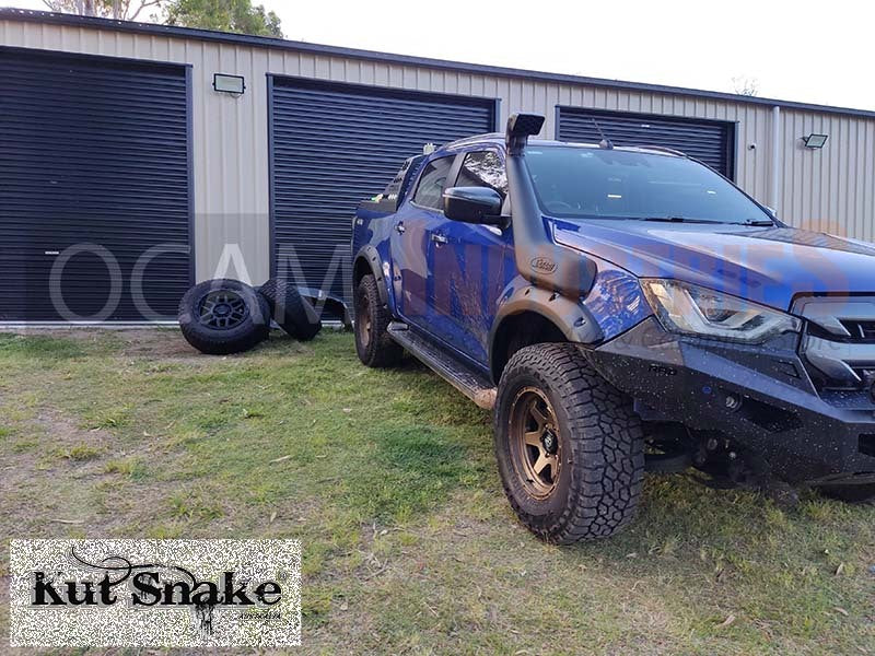 Kut Snake Flares Front Set for Isuzu D-MAX 08/2020-Current, ABS Front ...