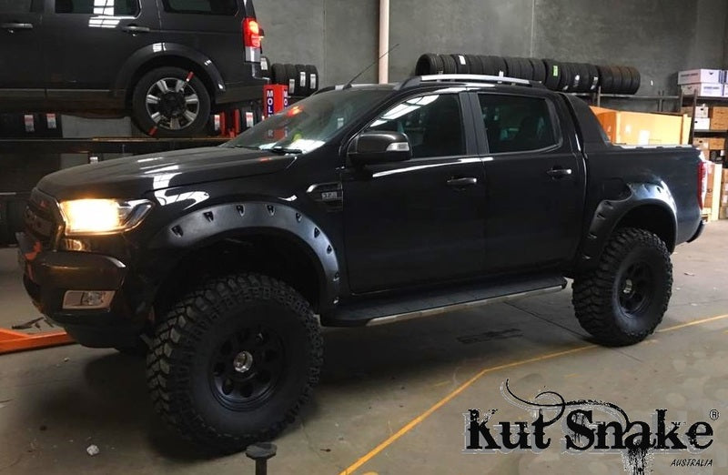 Kut Snake Flares Front Set for Ford Ranger PX PXMKII 2011-2018 Front W ...