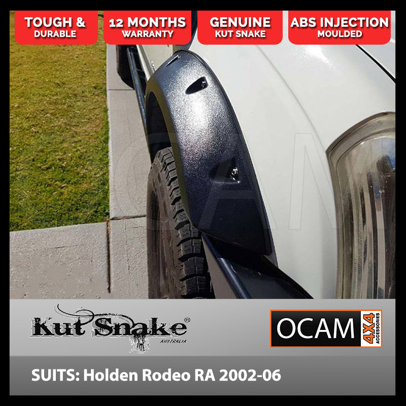 Kut Snake Flares Front Set for Holden Rodeo RA 2002-2006 ABS Fronts On ...