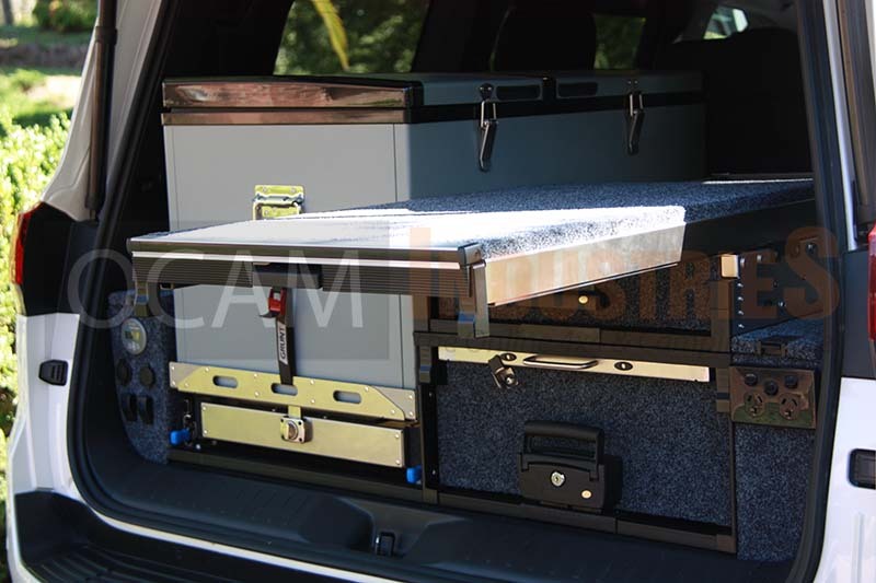 OCAM Rear Drawers Touring Pack For Toyota Landcruiser 300 Series 2021 ...
