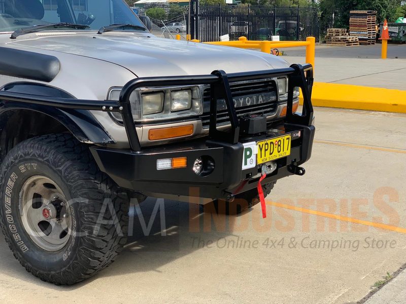 Steel Side Steps and Brush Bars For Toyota Landcruiser 80 Series Heavy ...