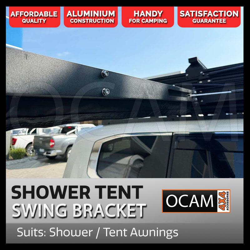 Shower Tent Swing Bracket, Aluminium – performanceheaven