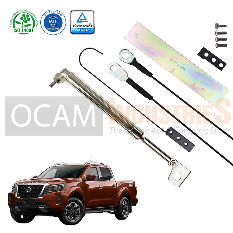 OCAM Tailgate Assist Strut Kit for Nissan Navara NP300, 2021-On, Pro-4 ...