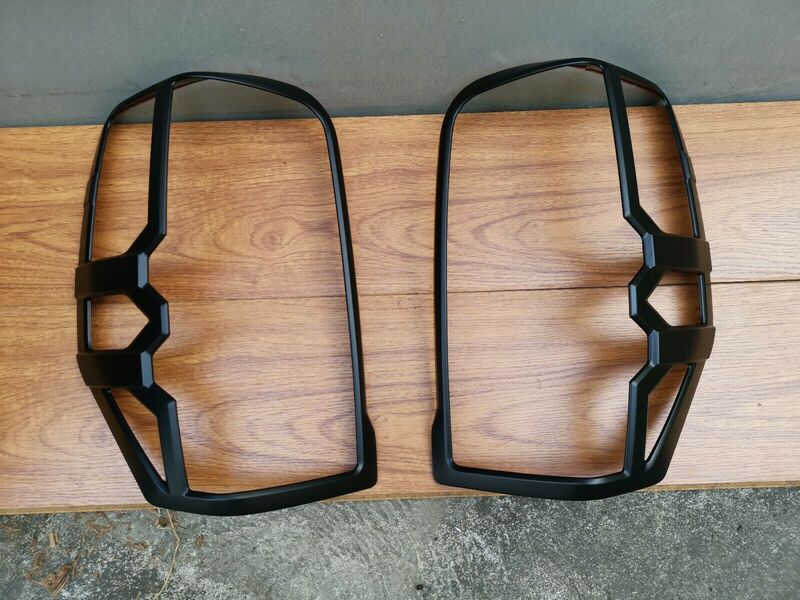 Tail Light Surrounds for Mitsubishi Triton MR 11/2018-2023 Black ...