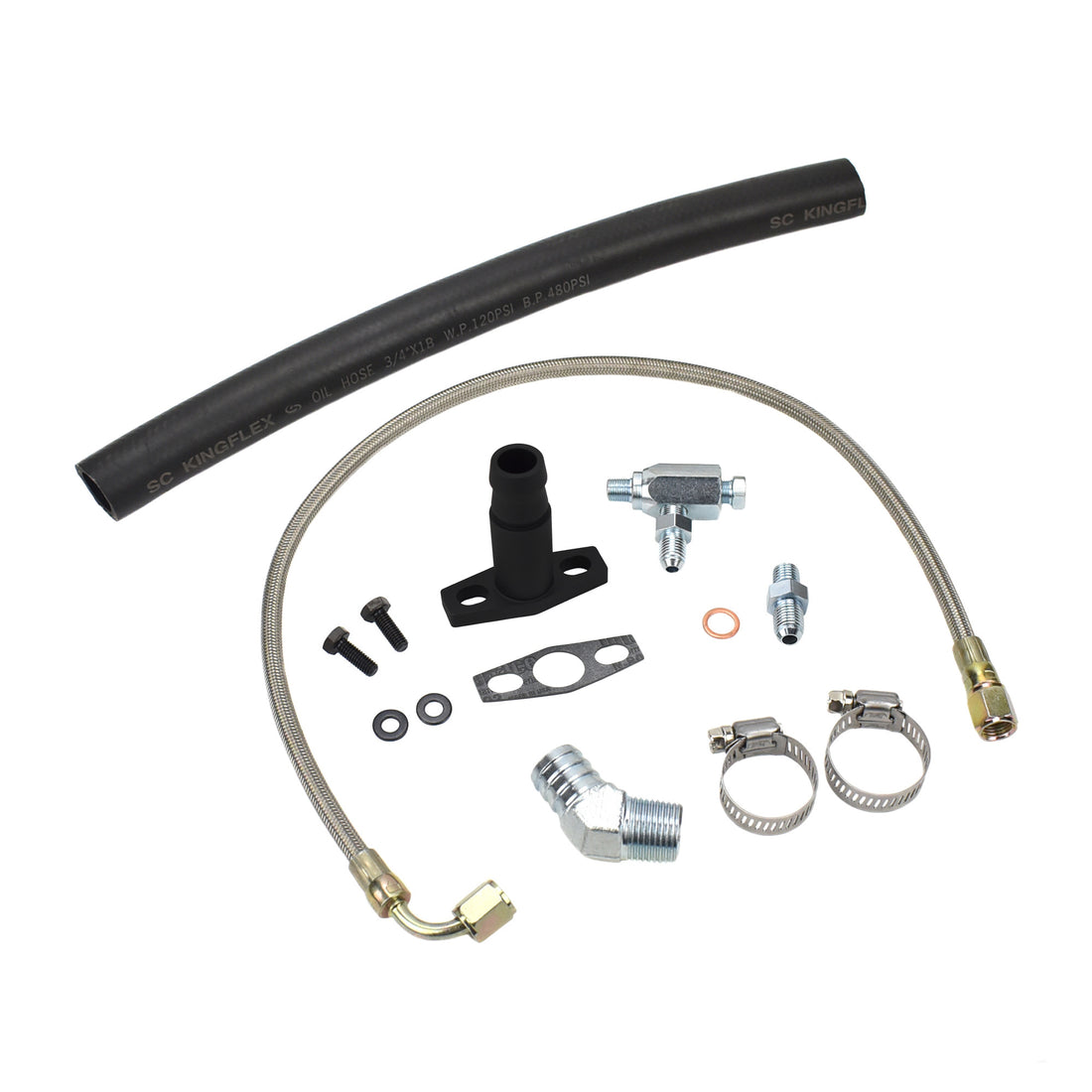 Turbo Oil Feed Return Line Kit Toyota Hilux 3.0L 5L 5LE with TD05H ...
