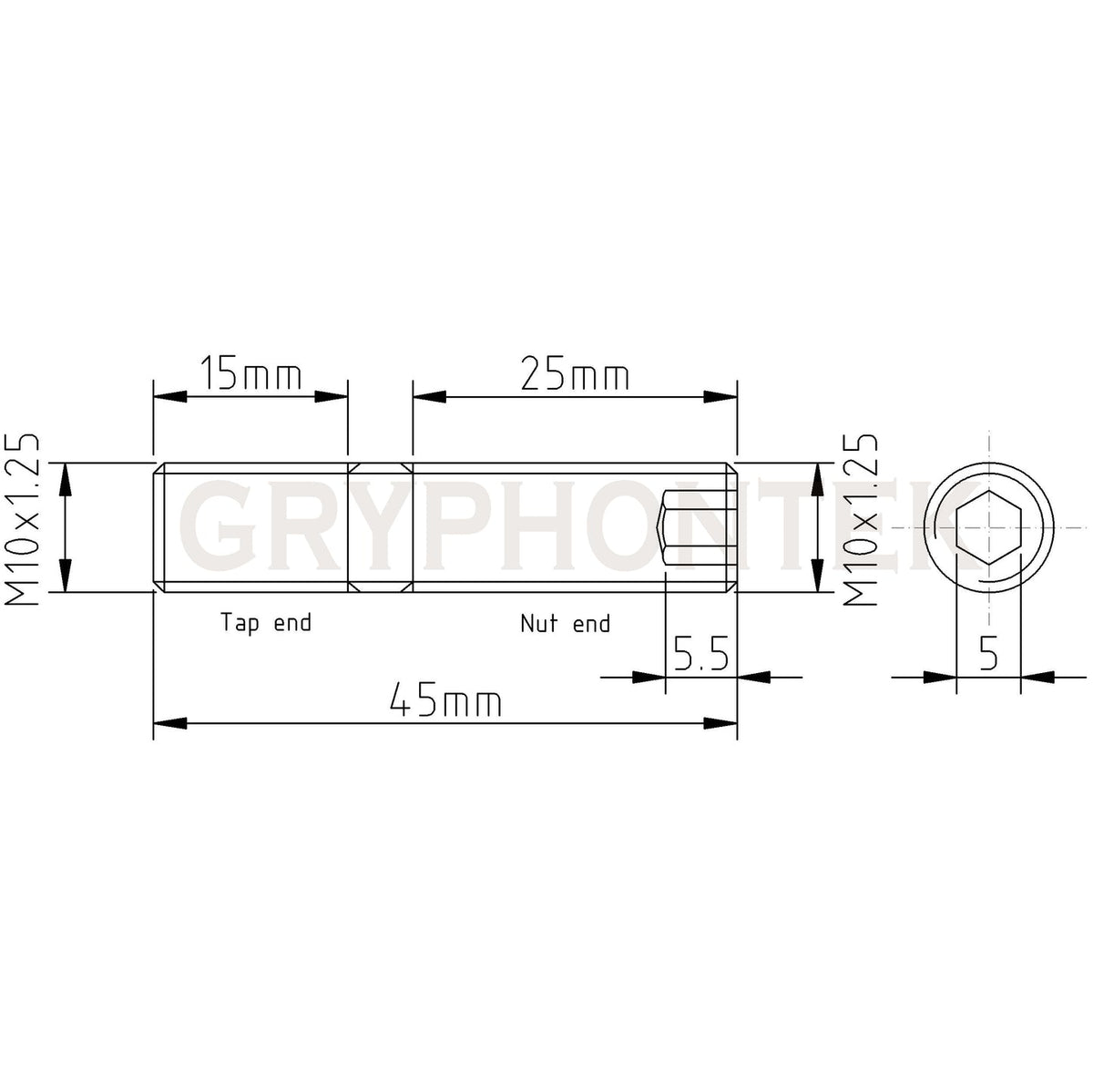 Turbo Flange Stud Nut Kit Nissan RB20DET RB25DET (M10x1.25 ...