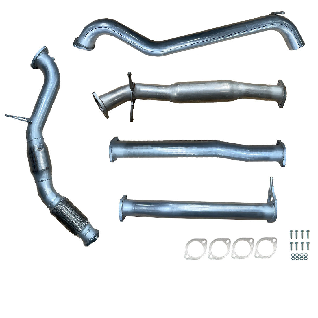 Ford PX Ranger 2.2L 3" Turbo Back Exhaust - Cat & Hotdog Raw ...