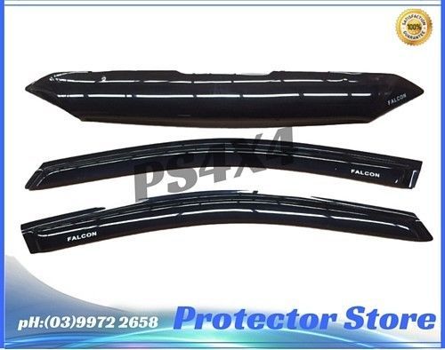 Ford Falcon FG-X 2015+ Bonnet Protector & Window Visors Weather Shield ...