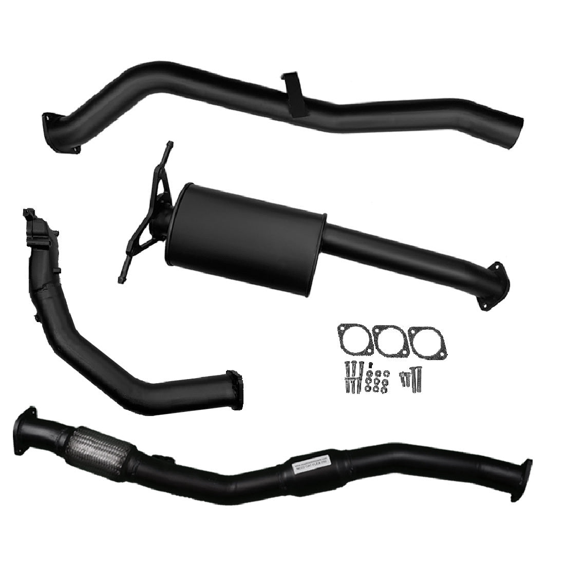 Nissan D22 Navara 2.5L 3" Turbo Back Exhaust - Cat & Muffler ...