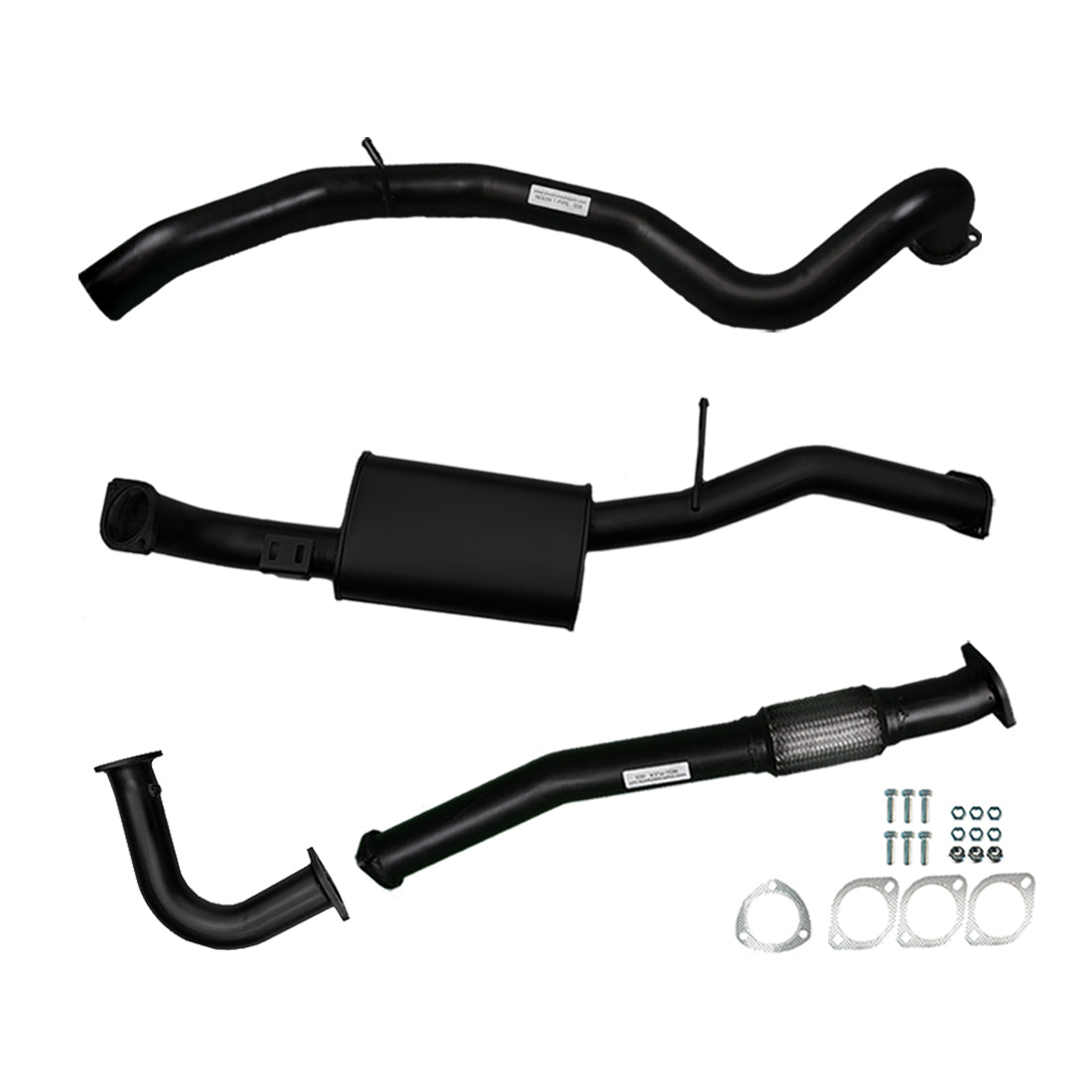 Nissan GU Patrol 4.2L Turbo Diesel Wagon 3" Inch Exhaust Dump Pipe Bac ...