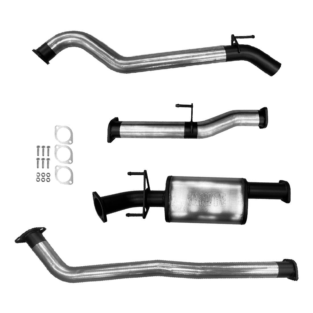 Toyota Hilux 2.8L Td 3" Inch Dpf Back Exhaust With Muffler ...