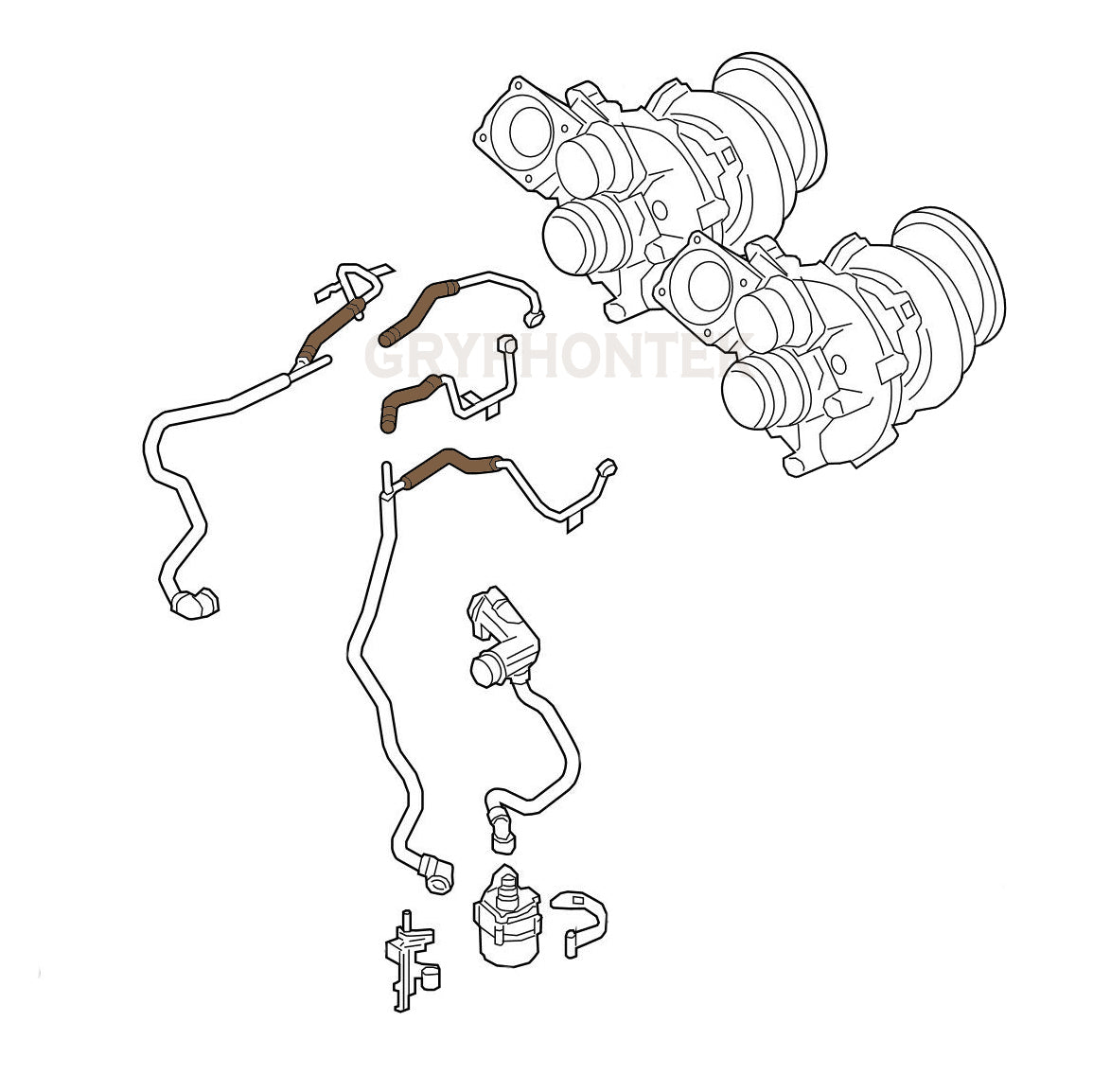 BMW 7 Series N63R Turbo Coolant Line Repair Kit – performanceheaven