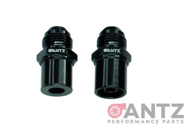 Rocker Cover Breather Adapter Fittings AN-8 Push In Ford Barra BA BF F ...