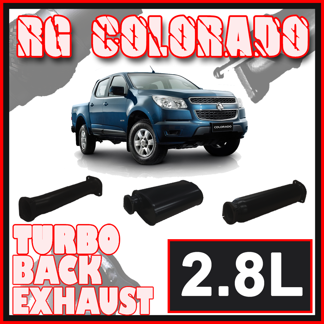 Holden Colorado RG 2.8L Ignite Exhaust – performanceheaven