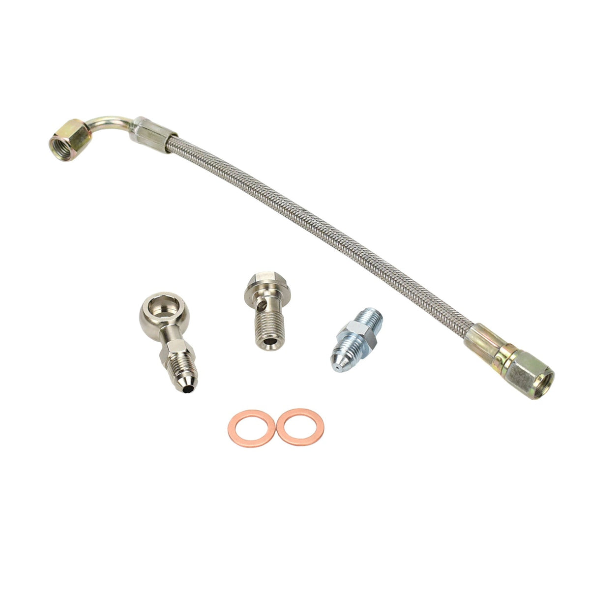 Turbo Oil Feed Line Kit Subaru Impreza GC8 WRX STI Non-AVCS Garrett GT ...