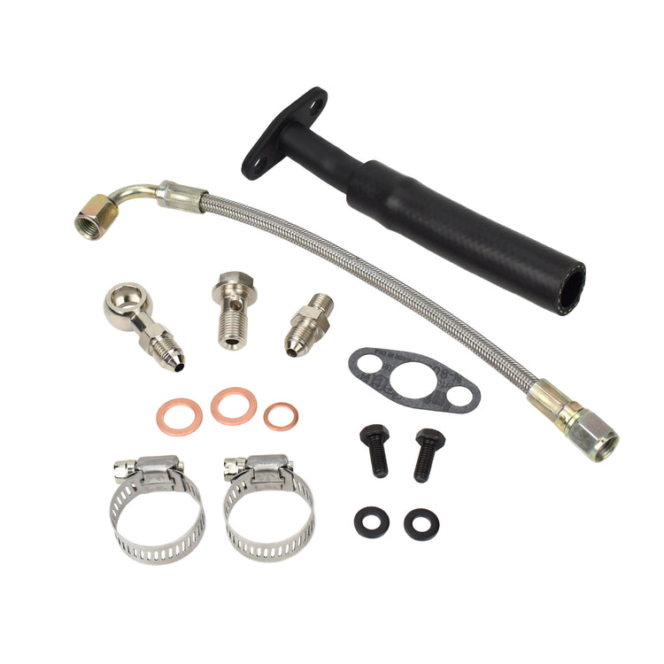 Turbo Oil Feed Return Line Kit Subaru Impreza GC8 WRX STI Non-AVCS TD0 ...